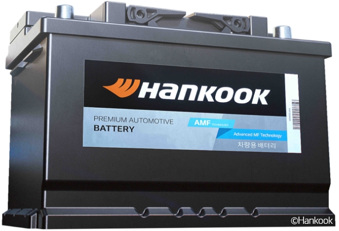 Hankook Battery Logo HANKOOK SMF 45Ah 390A 12V L+